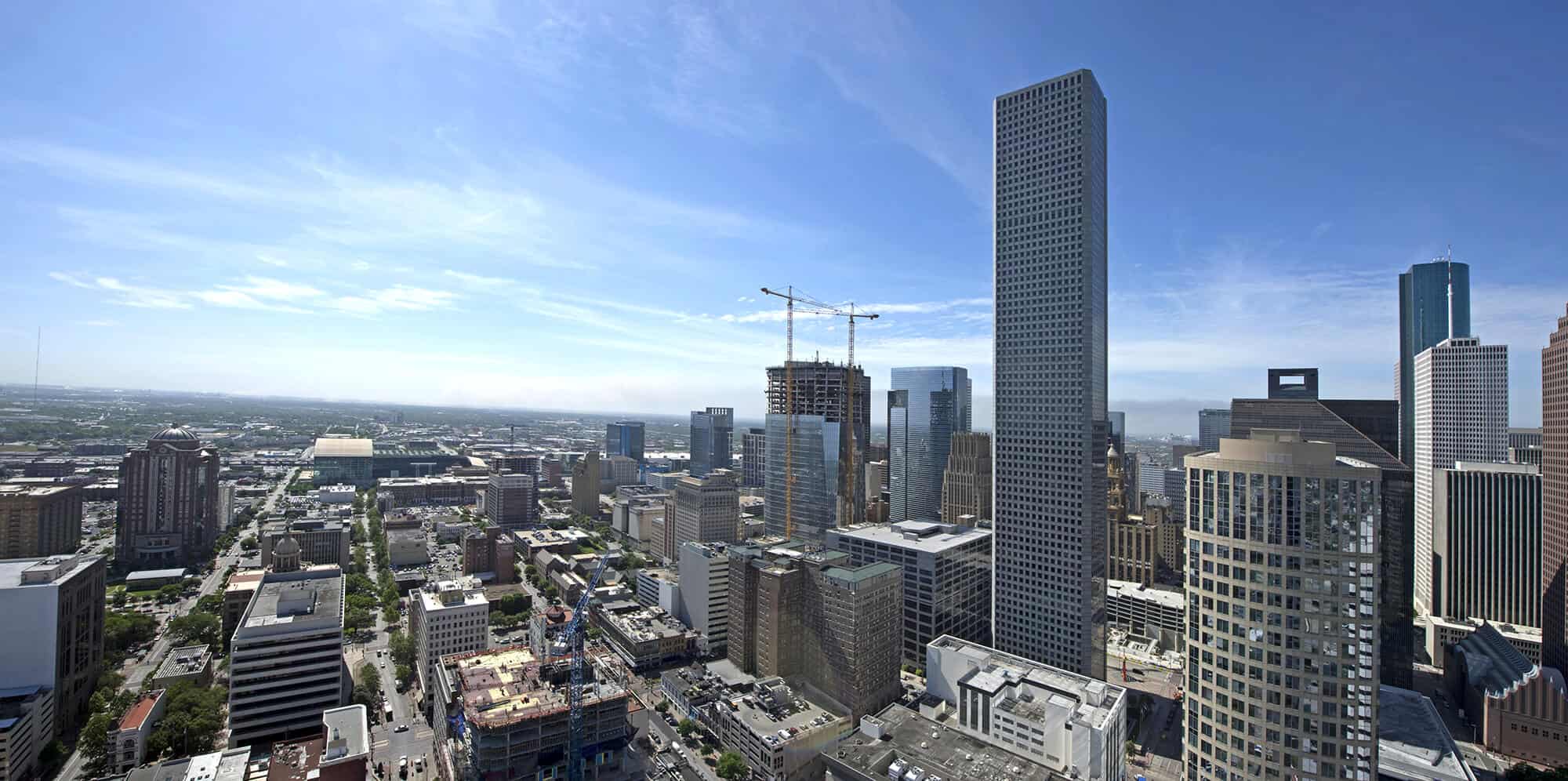 Houston Apartment Views | Market Square Tower Sky View